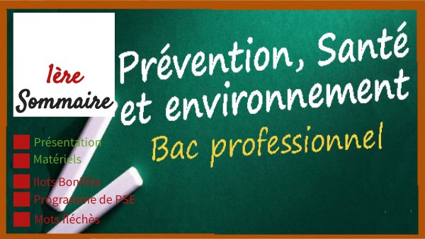 PSE (1ère) Présentation | Genially