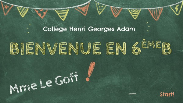 Réunion de rentrée PP 6eme | Genially