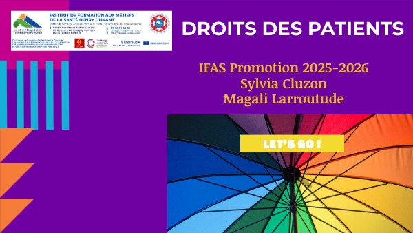 Droits des patients EAS | Genially