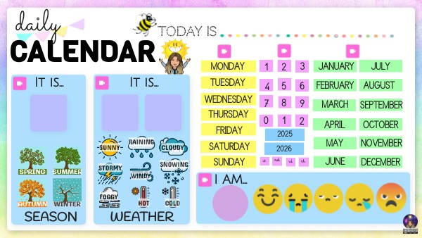 Daily calendar 2º | Genially