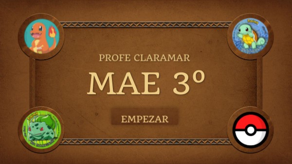 MAE PARA 3º PRIMERA PARTE | Genially