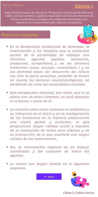 Ejercicio 1. Tarea 3. Módulo 3. | Genially