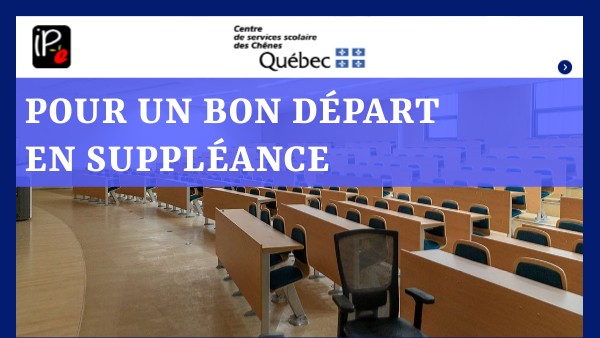 Pour un bon départ en suppléance