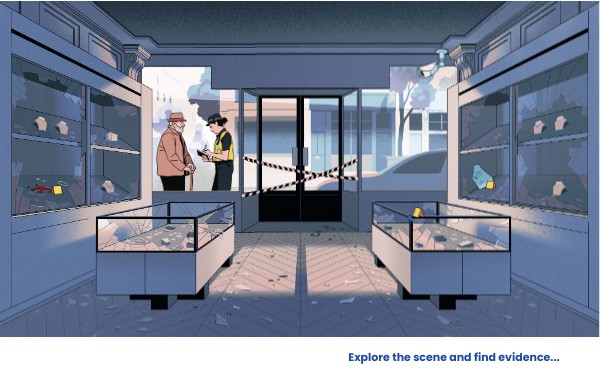 Crime scene investigation - The Open University | Genially