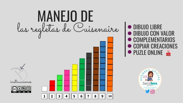 Regletas de Cuisenaire DND Adda + c.suisse