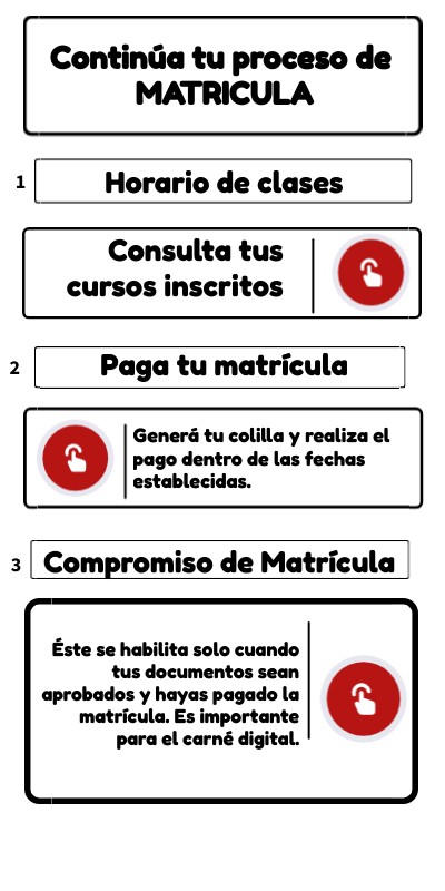 pasos a seguir Matricula | Genially