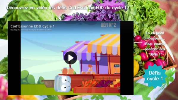 Cod'Essonne EDD Cycle 1 | Genially