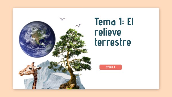 TEMA 1: EL RELIEVE TERRESTRE
