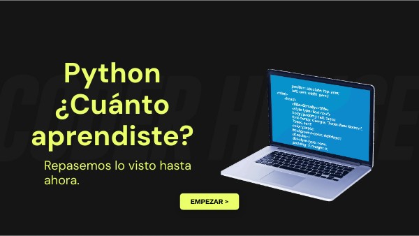 Python | Repaso | Genially