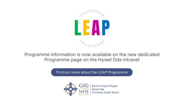 Hywel Dda Leap Programme | Genially