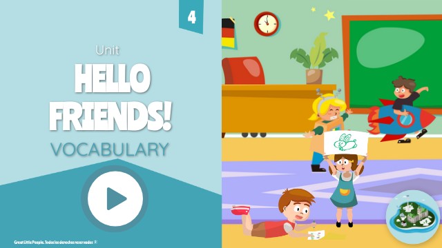 Unit Hello Friends!- 4YO | Genially