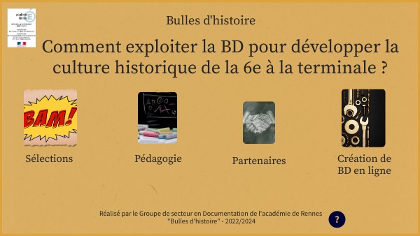 Bulles d'histoire | Genially