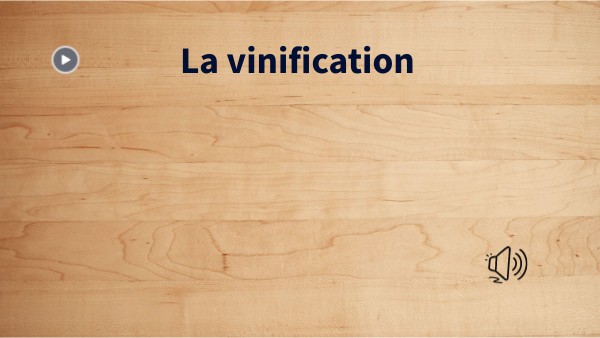 La vinification | Genially