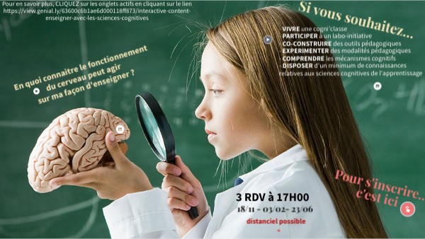 enseigner avec les sciences cognitives | Genially