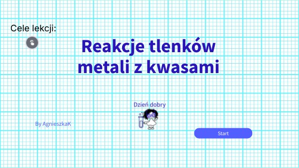 Ch8 Reakcje tlenków metali z kwasami | Genially