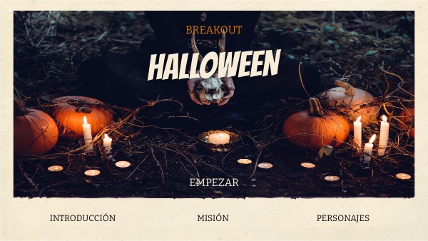 CAST- BREAKOUT HALLOWEEN | Genially