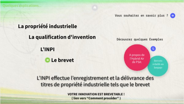 Module formation - Brevet INPI | Genially
