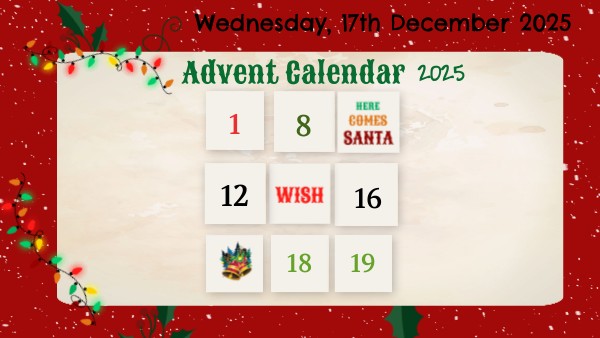 3e Advent Calendar