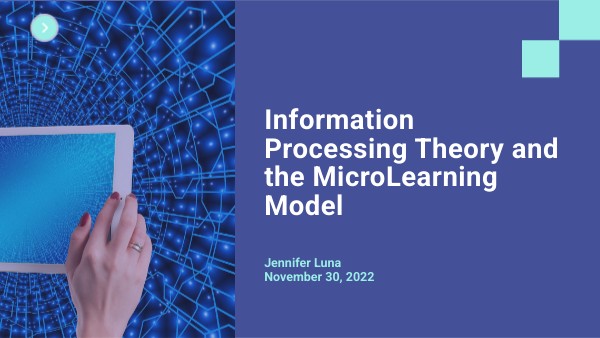 Information Processing Theory and MILE Model Module | Genially