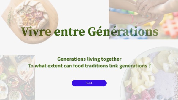 food 2nde Vivre entre générations | Genially
