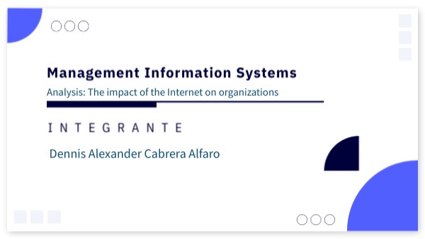 Performance Based Information Systems | Genially