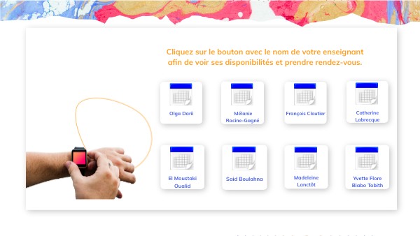 Liens Rendez-vous | Genially