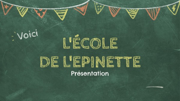 Copie - ANIMATED CHALKBOARD PRESENTATION | Genially
