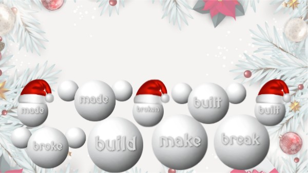 Build snowmen ( Irregular verbs )