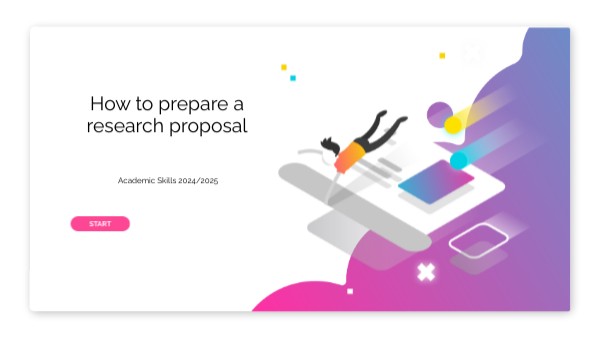 How to make a presentation on the research proposal | Genially