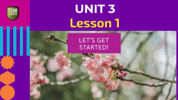 UNIT 3 Lesson 1 | Genially