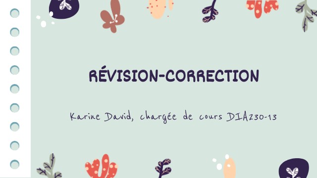 Cours revision_correction | Genially