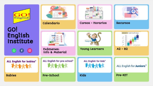 GO! English Institute | Genially