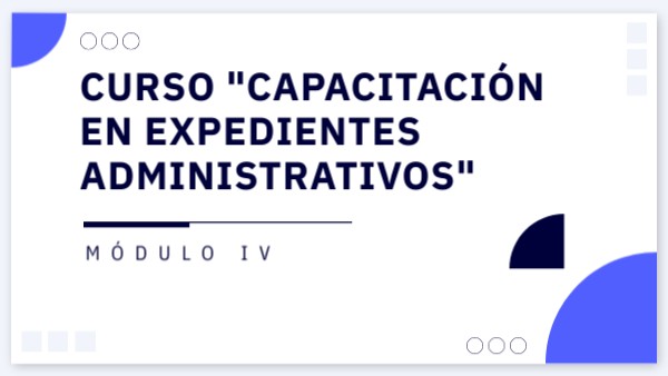 MÓDULO IV | Genially