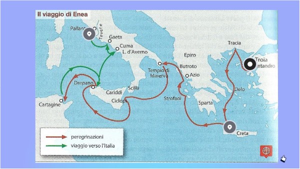 Il viaggio di Enea | Genially