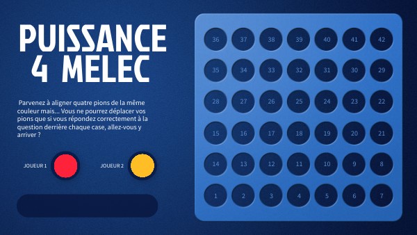 PUISSANCE 4 MELEC | Genially