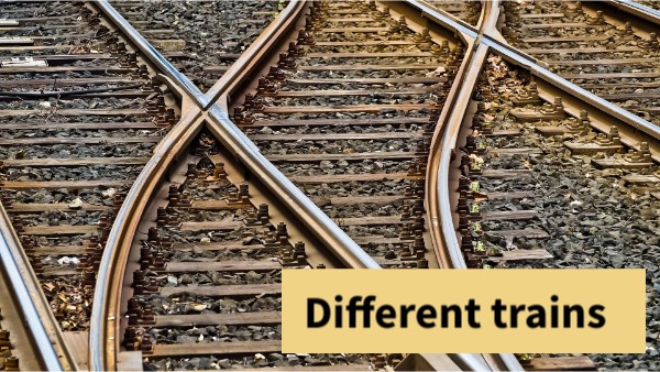 Différent trains | Genially