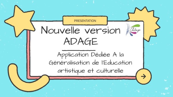 Nouvelle version ADAGE