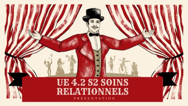 Présentation UE 4.2 S2 Soins relationnels | Genially