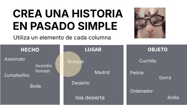 Historia en pasado simple | Genially