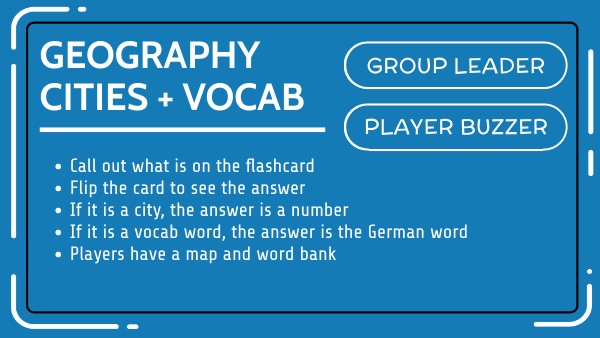 BUZZER GEO TERMS + MAP | Genially