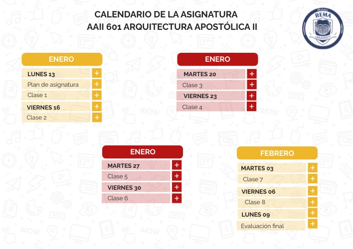 Calendario AAII 601