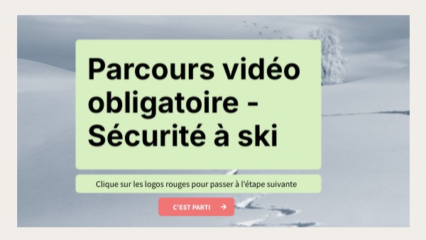 PARCOURS VIDÉO SKI | Genially