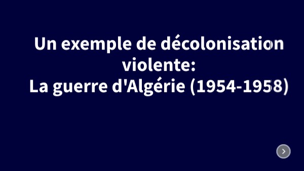 décolonisation algérie | Genially