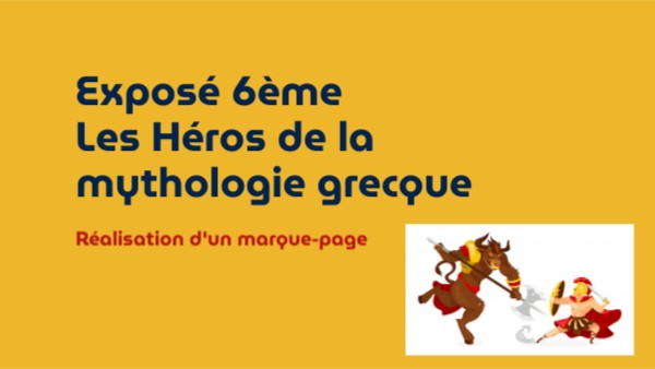 2025 - MP EXPOSE MYTHOLOGIE GRECQUE | Genially