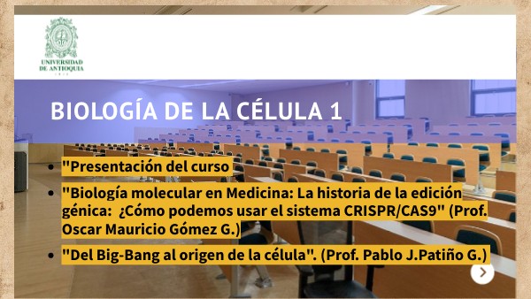 Presentación BC1 UdeA | Genially