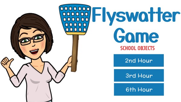SCHOOL OBJECT FLYSWATTER GAME