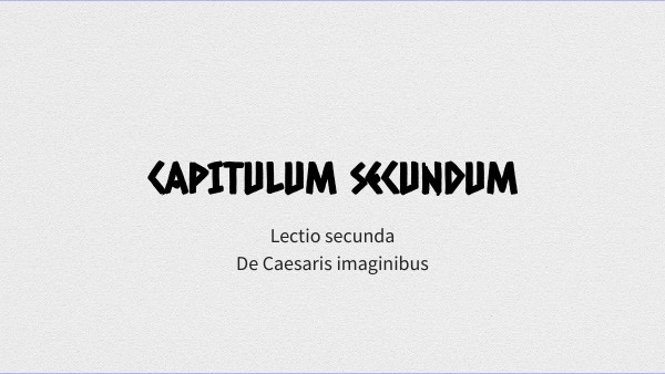 De Caesaris imaginibus