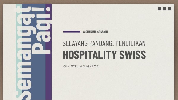 Sharing Session - 29 June 2024 | Genially