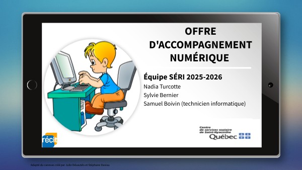 Offre d'accompagnement SÉRI | Genially