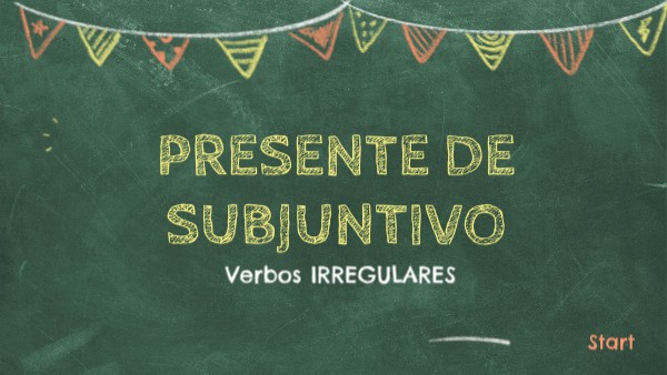 Presente de Subjuntivo Irregulares | Genially